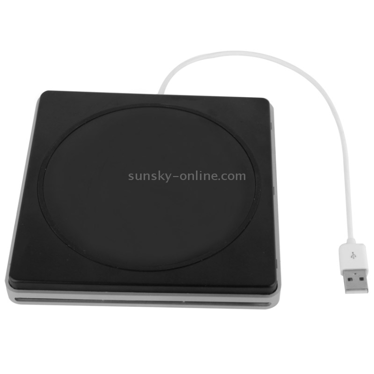 Super Slim USB 2.0 Slot-in Portable Optical DVD-RW Driver, Plug and Play