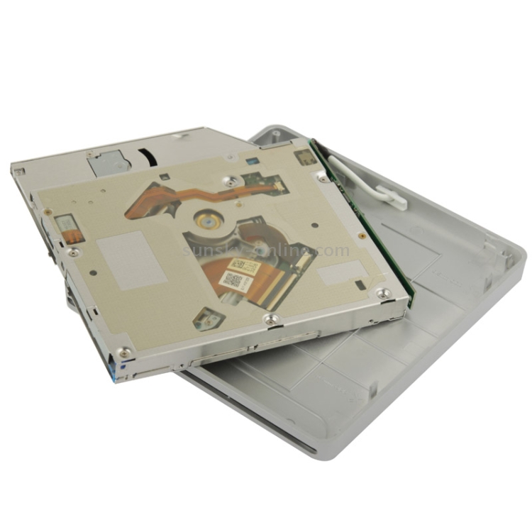 Super Slim USB 2.0 Slot-in Portable Optical DVD-RW Driver, Plug and Play