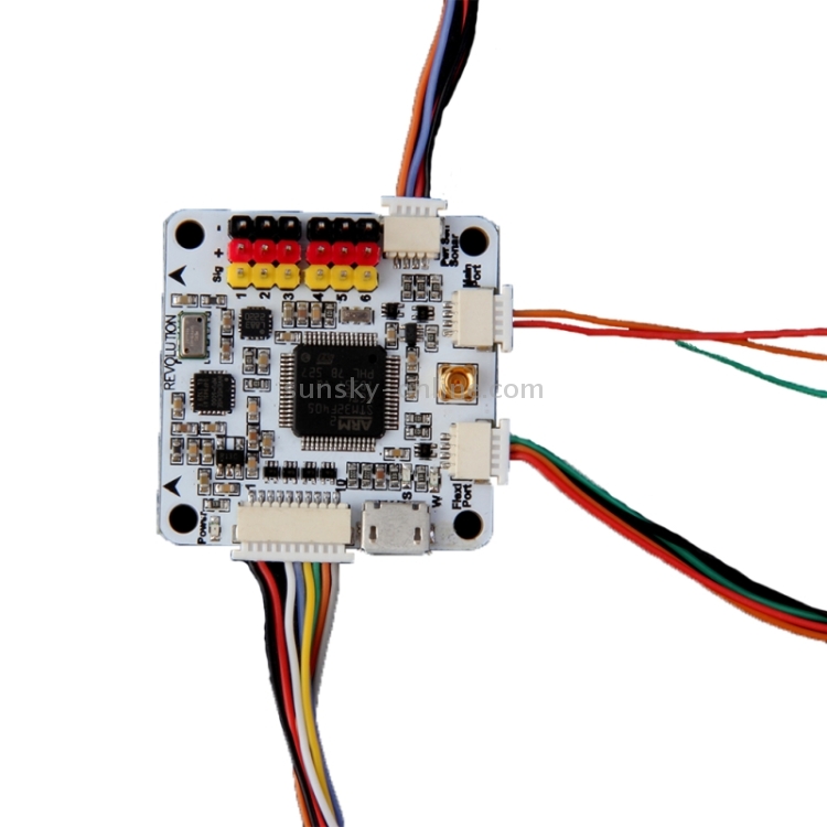 SUNSKY - CC3D Revolution Flight Controller ترقية الإصدار المتكامل (أبيض)