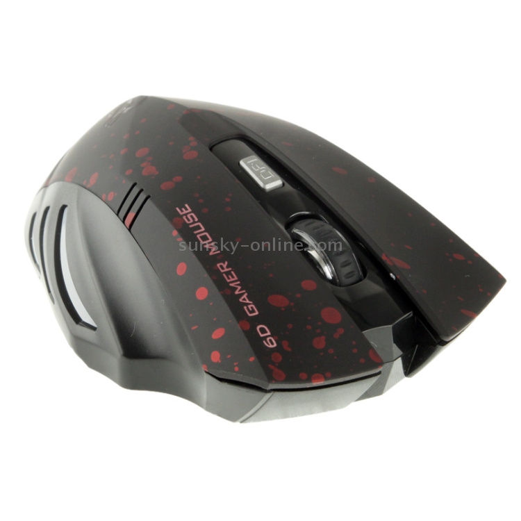 WEYES 2.4GHz 1000-1600 DPI Wireless 6D Game Mouse with USB Mini ...