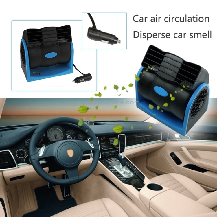 HX-T301 DC 12V 7W 2-Speed Adjustable Silent Blower Car Cooling Air Fan ...