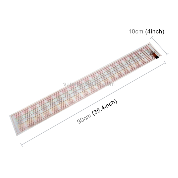 차 충전기를 가진 5 개의 색깔 음악 활동적인 El 차 스티커 이퀄라이저 크기 90cm X 10cm