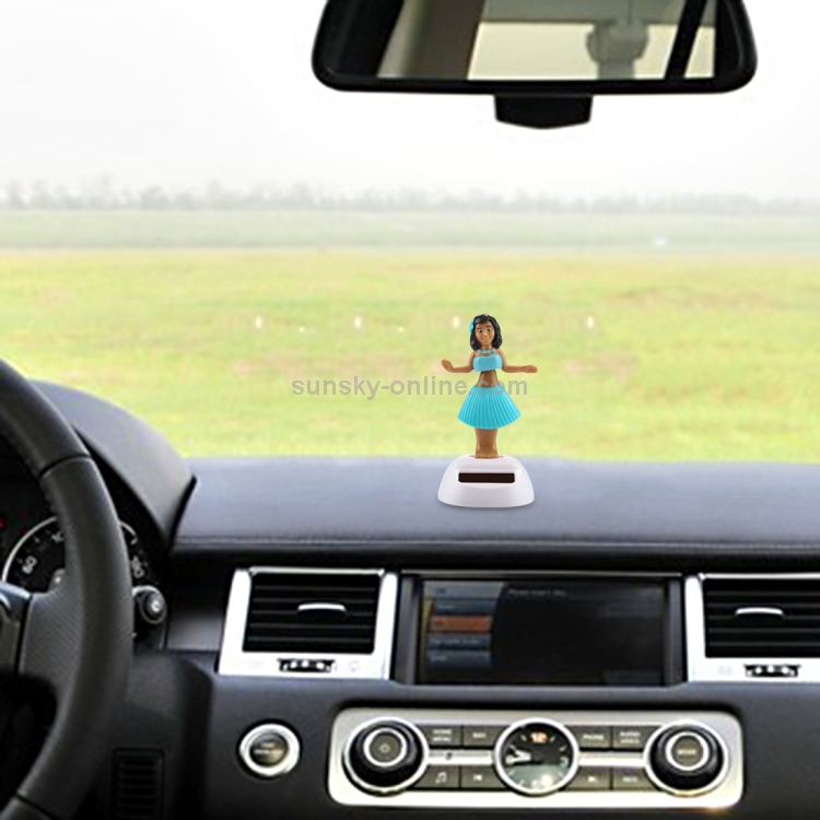 Solar Powered Bobble Head Dancing Toy Car Decoration Ornament Cute Hula ...