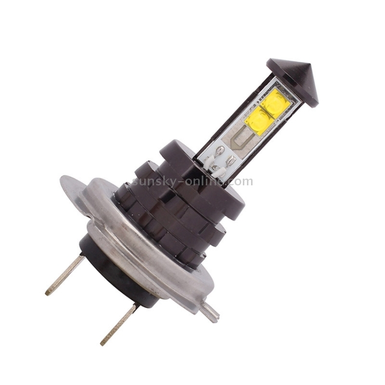 H7 20W 800LM White Light 4 CREE XT-E LED Car Fog Light Headlight Bulb ...