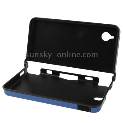 High Quality Frosted Aluminum Skin Protective Shell for NDSi LL / XL(Blue)