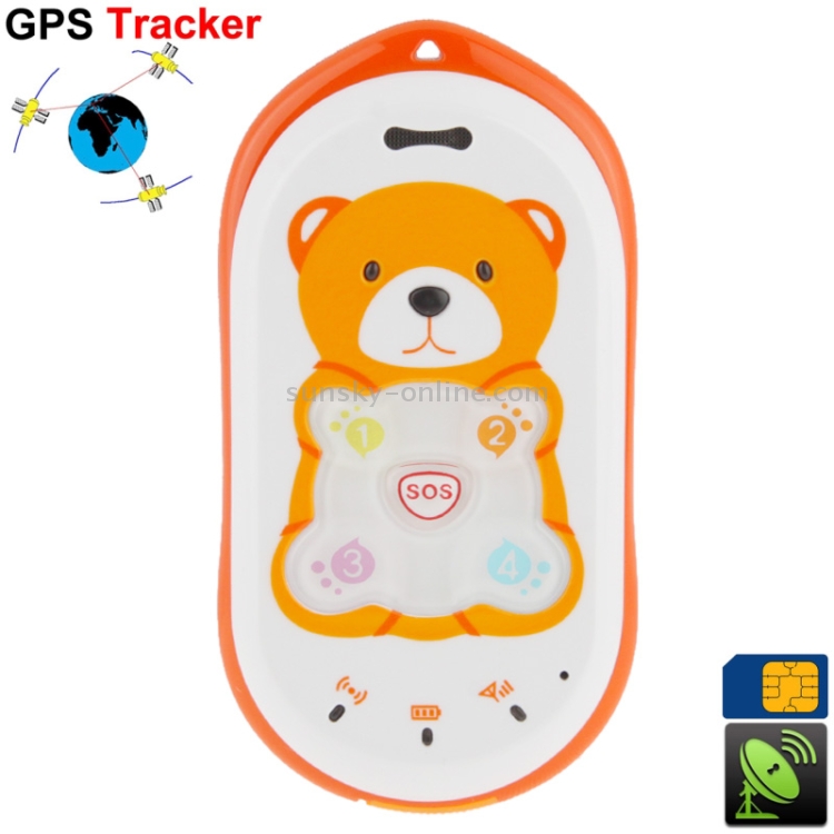 GPS GSM Cell Phone / GPS Tracker for Kid with Quad-Band, Single SIM ...