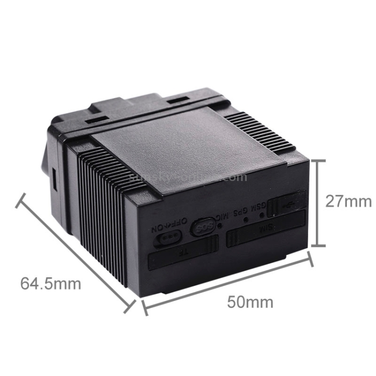 GPS306 OBD Vehicle GPS Tracker Monitor Diagnostics with Speed Motion ...