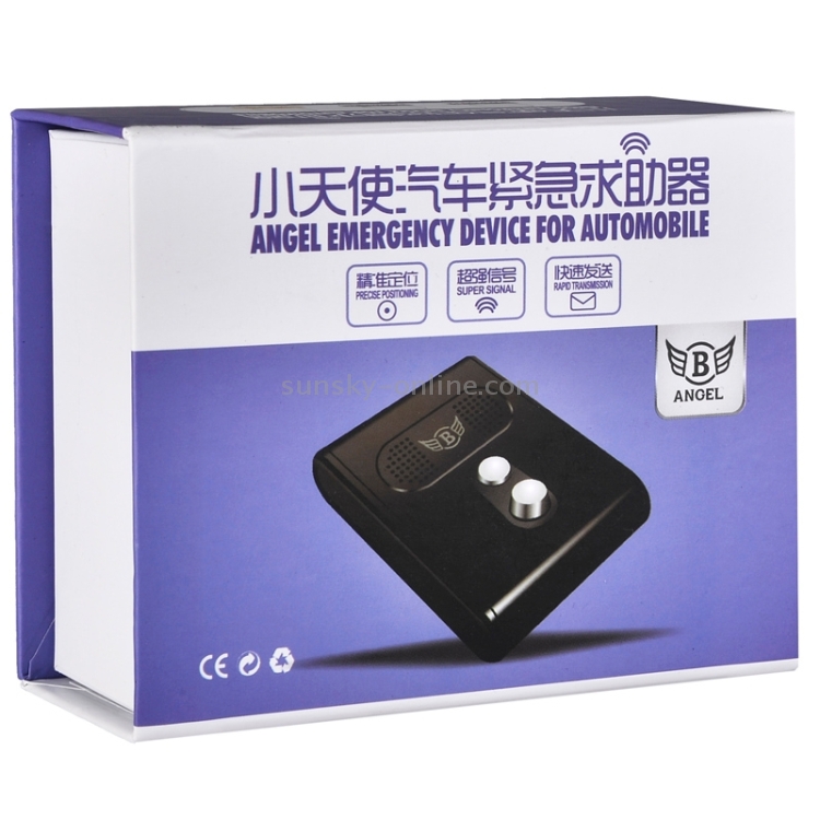 Mini Angel Emergency SOS Decive with GPS Tracking for Car(Gold)