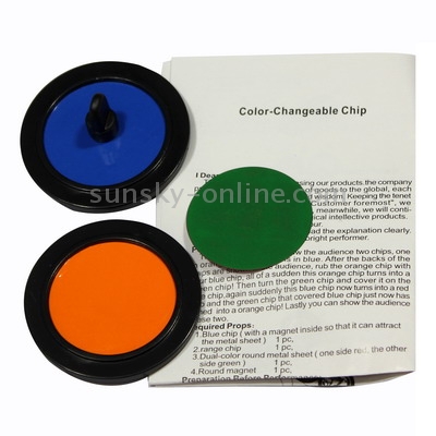 Magician Tricks Kit Color Changing Chips Magic Set