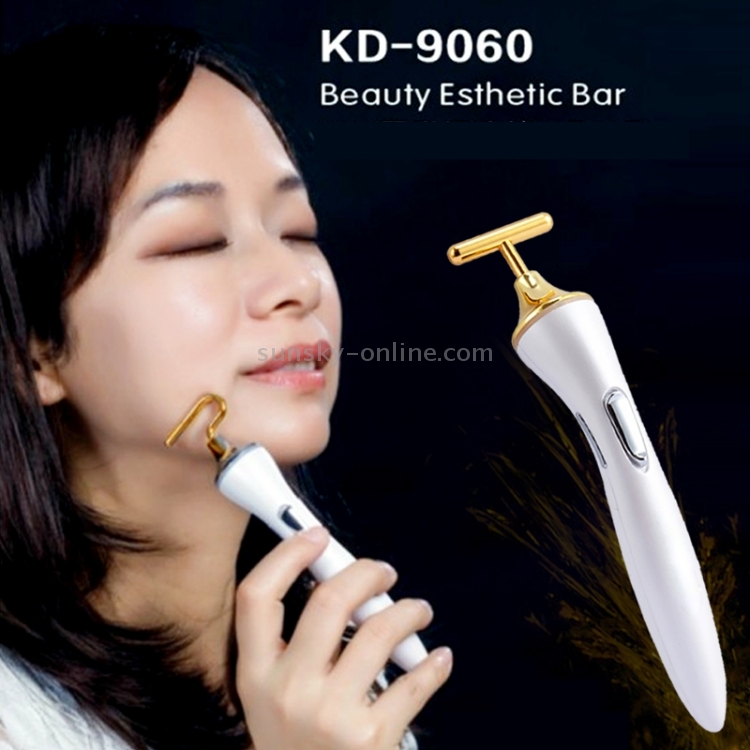 KINGDOM KD-9060 24K Gold-plating Beauty Esthetic Bar พร้อม Micro-current สำหรับการทำความสะอาดผิว ...