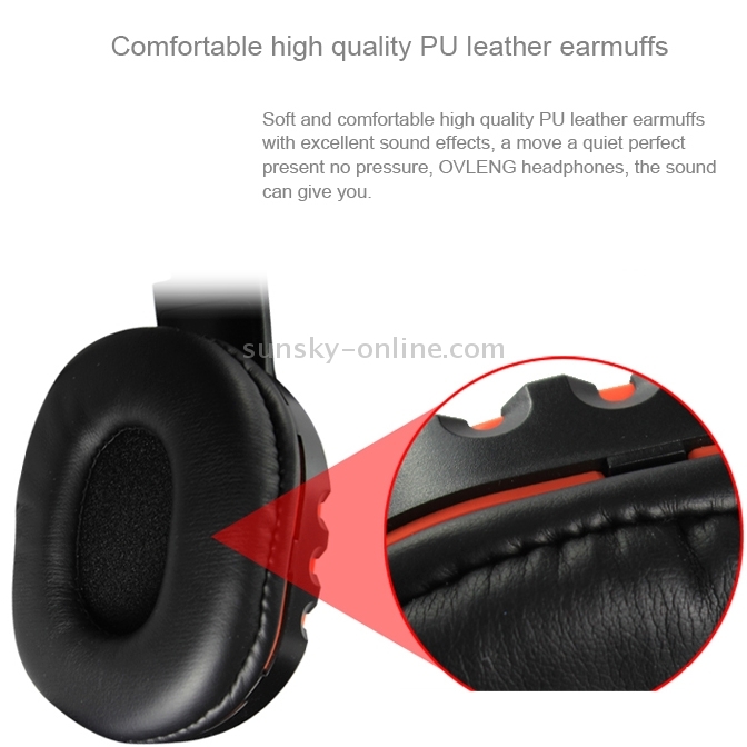 OVLENG Universal Stereo Headset with Mic, Cable Length: about 1.8m