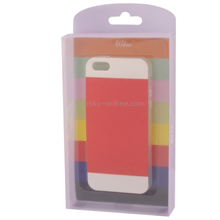 2-color Series Shimmering Powder TPU Case for iPhone 5 & 5s & SE & SE (Red)