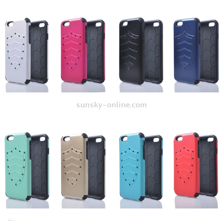 Shield Series PC + Silicone Combination Case for iPhone 6 & 6S(White)