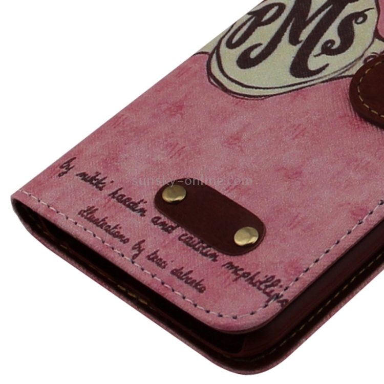 Bra Pattern Leather Case with Holder & Card Slots for iPhone 6 & 6S