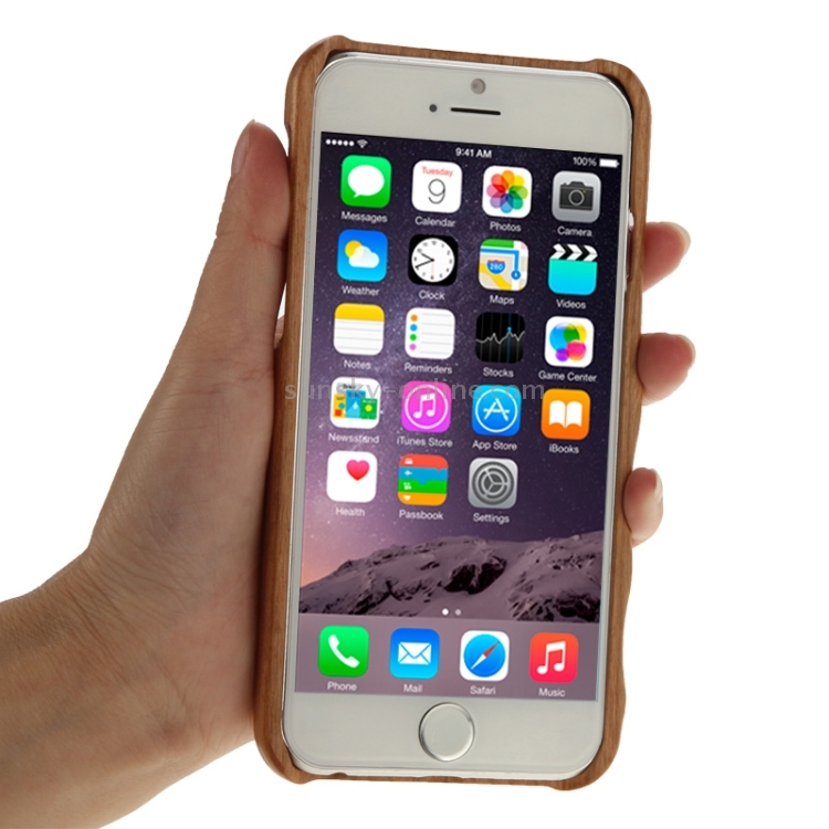 Lightweight Left Hand Grasp Design Cherry Wooden Case for iPhone 6 & 6S ...