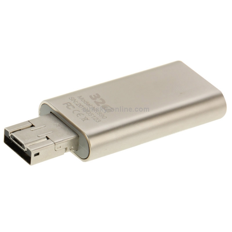 32GB 8 Pin & Micro USB Flash Drive Memory Stick