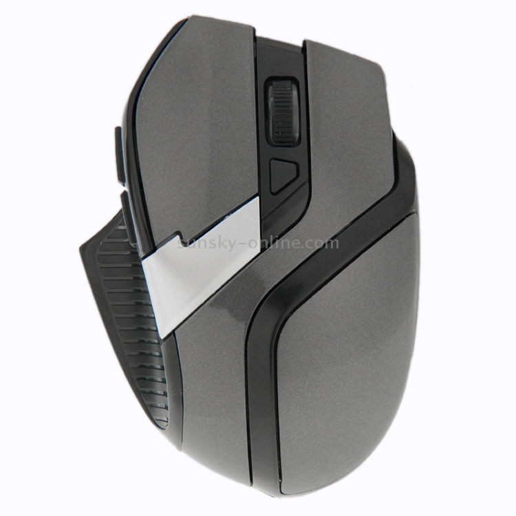 2.4GHz Wireless Optical Mouse with Embedded USB Receiver(Grey)