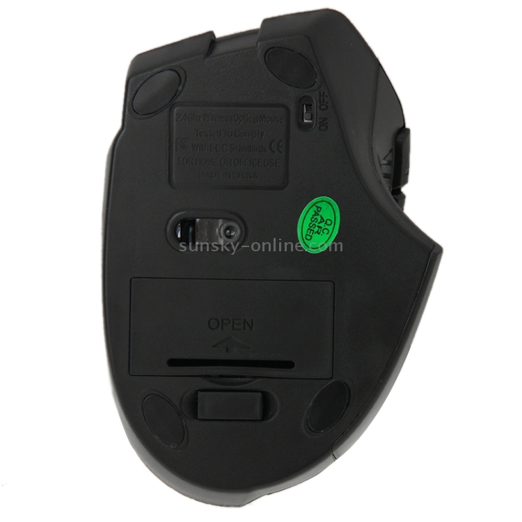 2.4GHz Wireless Optical Mouse with Embedded USB Receiver(Grey)