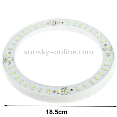 14.5W White 40 LED 5730 SMD Circle Ring Light Lamp, Diameter: 18.5cm
