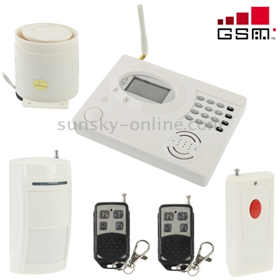 GSM PSTN Dual Network Burglar Alarm System, Network: GSM 900 / 1800MHZ ...