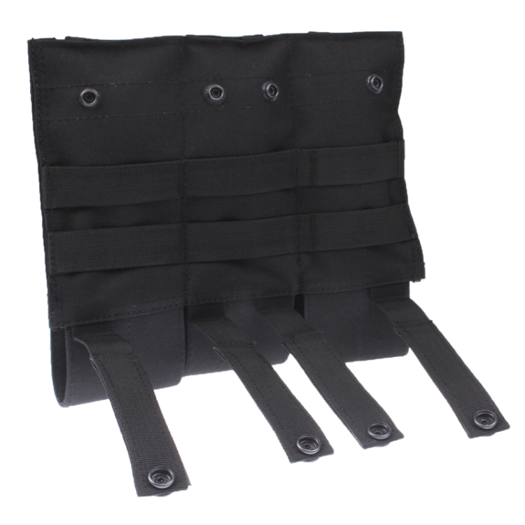 Bolsa triple de clips de lona con cierre de gancho y bucle y hebillas ...