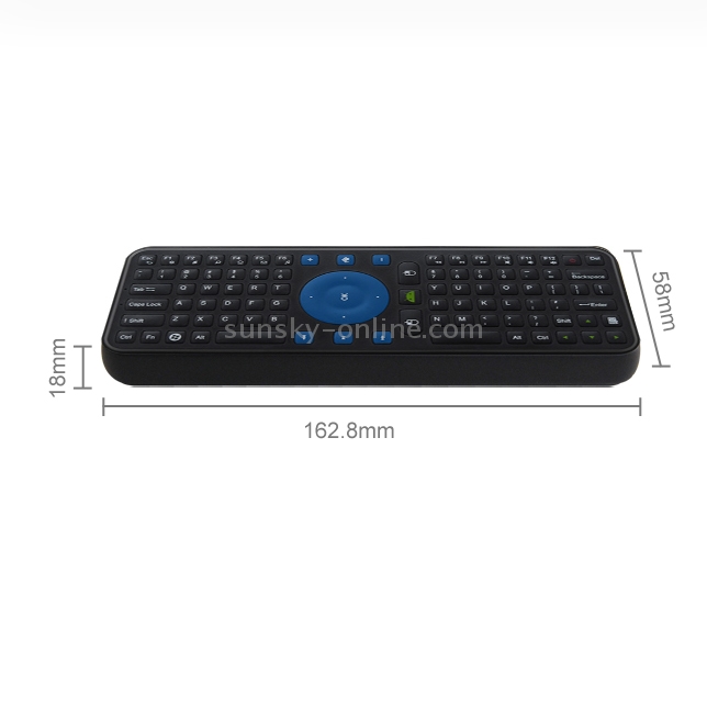 Measy RC7 2.4G USB Wireless Keyboard Gyroscope Air Fly Mouse for Mini ...