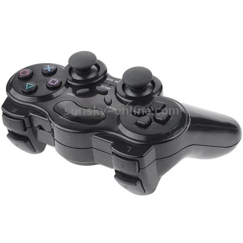 Controlador de juegos Joypad inalámbrico de 2,4 GHz para PS2 (negro)