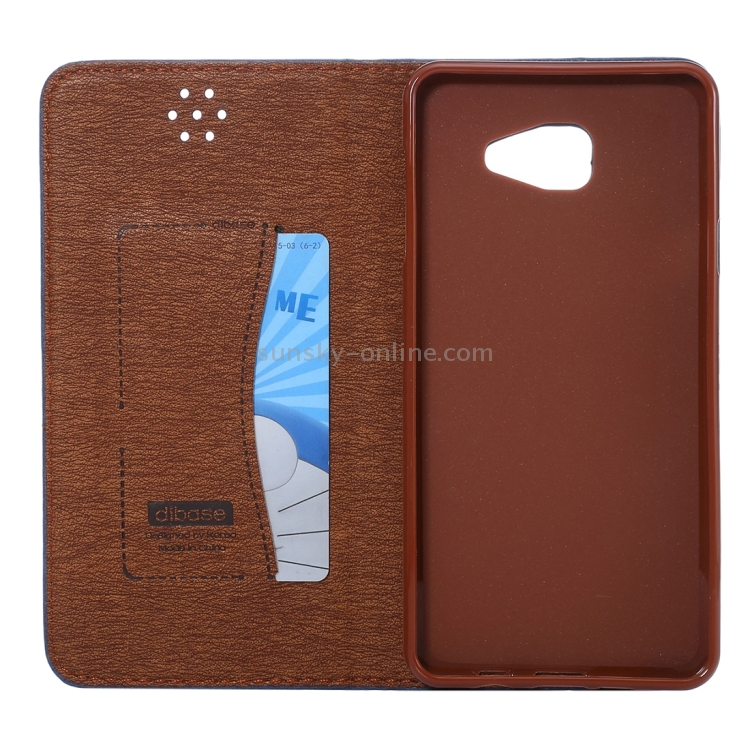 สำหรับ Galaxy A7 (2016) / A7100 เคสหนังแม่เหล็กเนื้อ Crazy Horse พร้อม ...