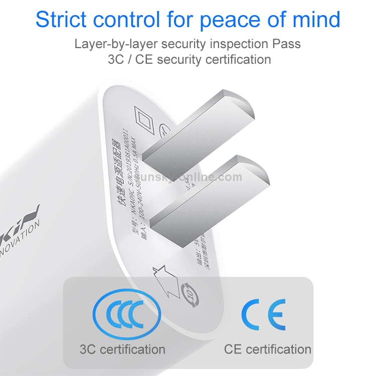 NILLKIN Bijou 18W PD Power Adapter, CN Plug