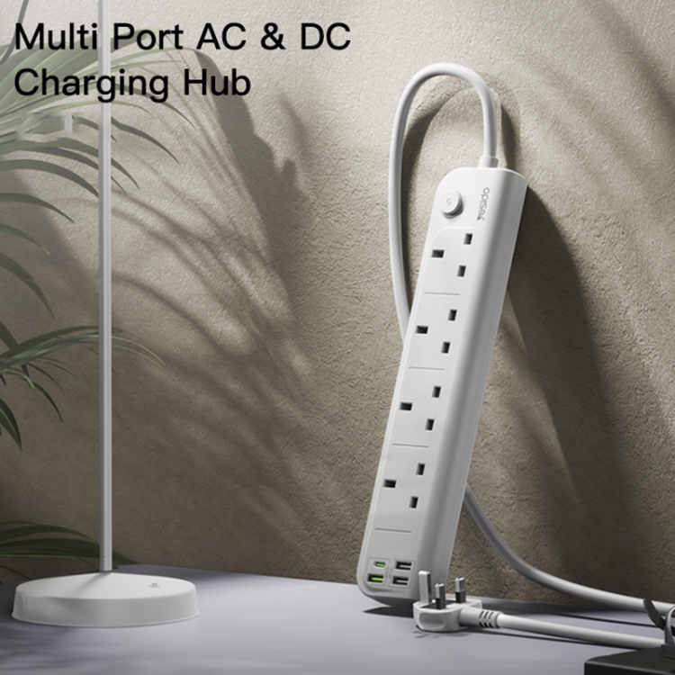 Yesido MC23 3m Home High Power Fast Charging Socket, UK Plug