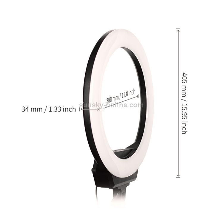 AFI R116 38W 16 inch Dimmable Rotatable LED Ring Photography Self-timer ...