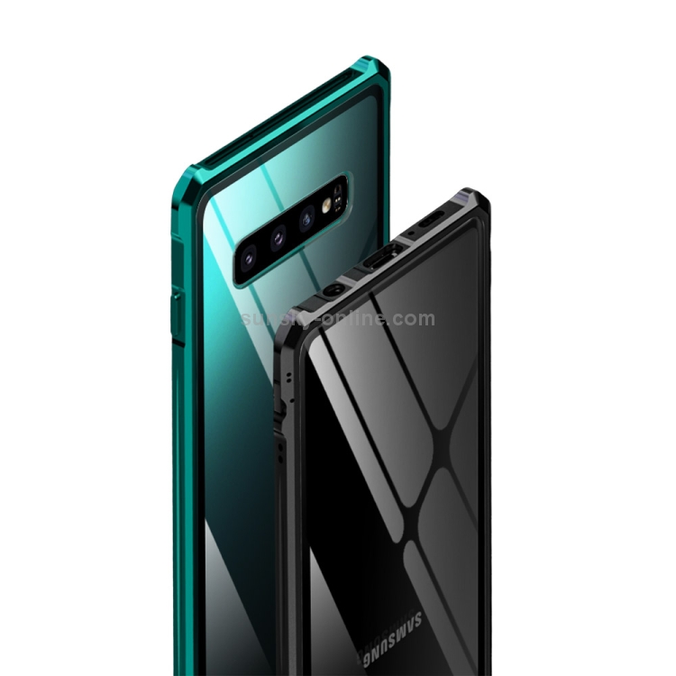 Snap-on Aluminum Frame and Tempered Glass Back Plate Case for Galaxy ...