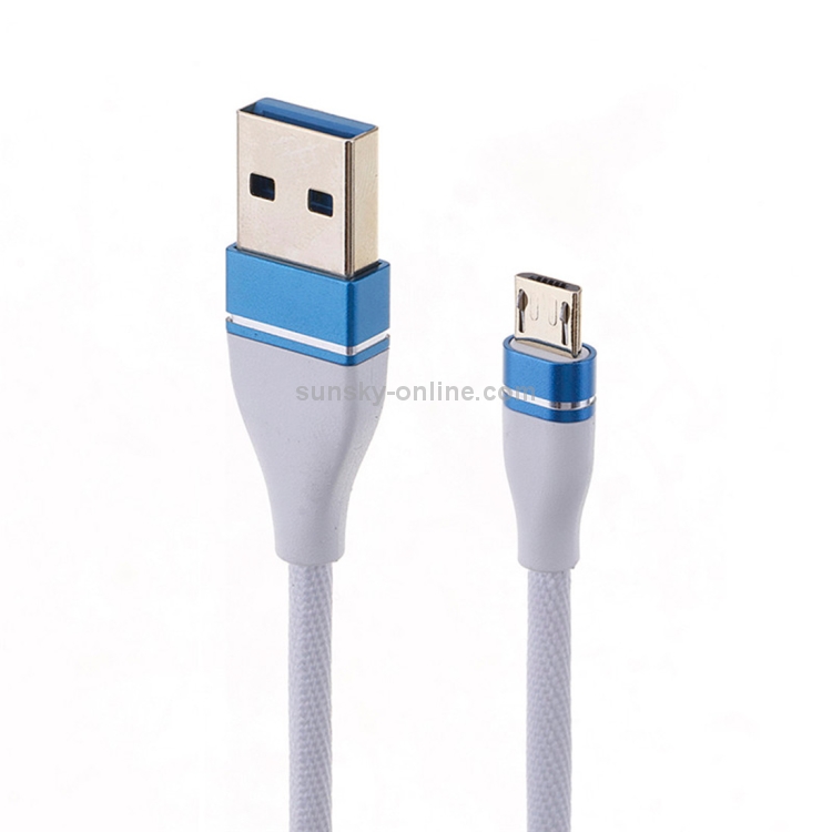 Nylon Weave Style USB to Micro USB Data Sync Charging Cable, Cable ...