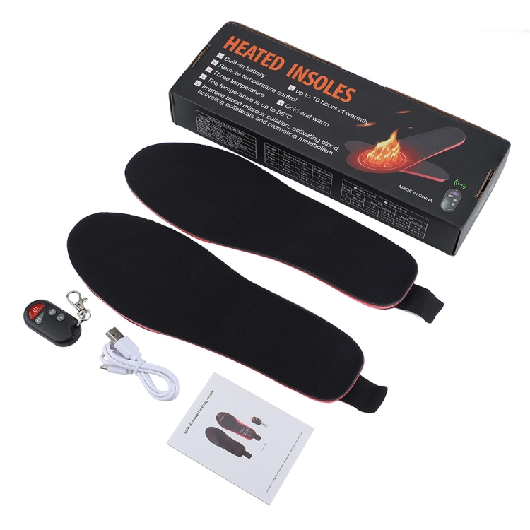 Rechargeable Electric Heating Insole Wireless Remote Control Smart ...