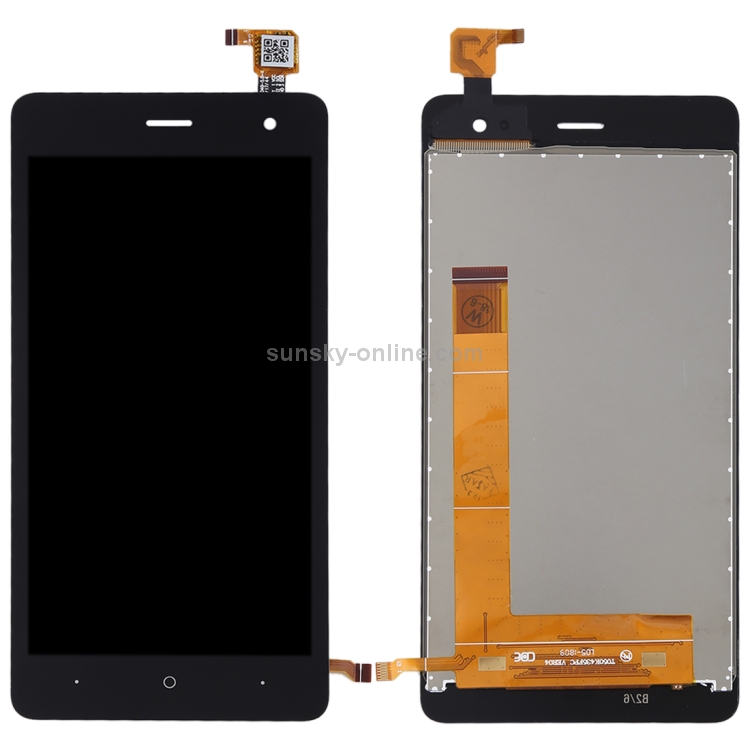 หน้าจอ TFT LCD สำหรับ Wiko Jerry 2 พร้อมชุดประกอบ Digitizer (สีดำ)