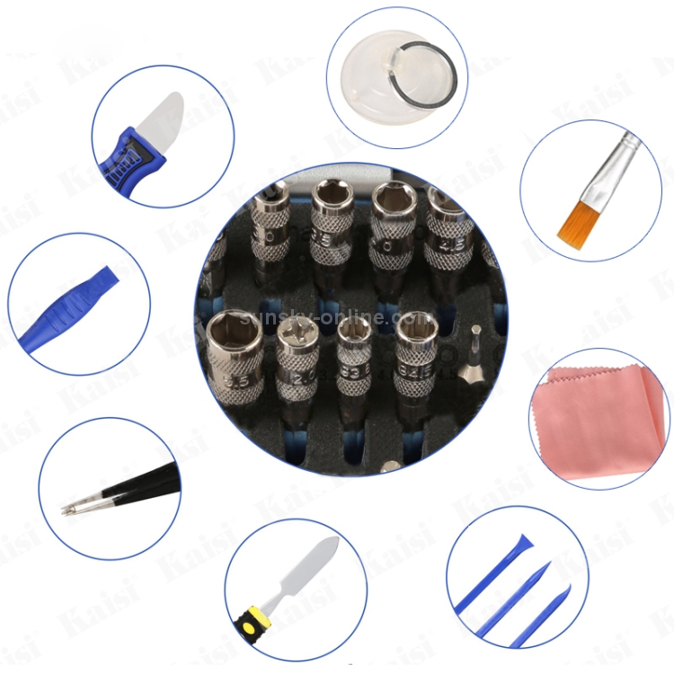 Kaisi K 1766 63 In 1 Magnetic Precision Electronics Screwdriver Set