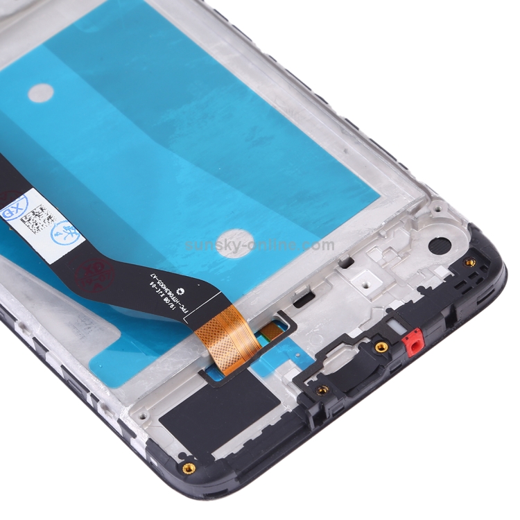 Huawei Honor 8C 디지타이저 전체 조립용 OEM LCD 화면(프레임 포함)(검은색)