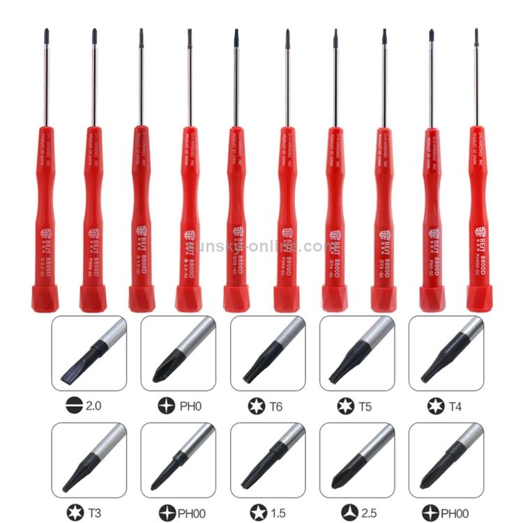 10 in 1 BEST BST-8800D Repair Tool Precision Screwdriver Set