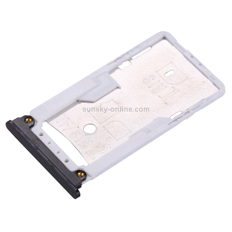 For Xiaomi Mi Max 2 SIM & SIM / TF Card Tray(Black)