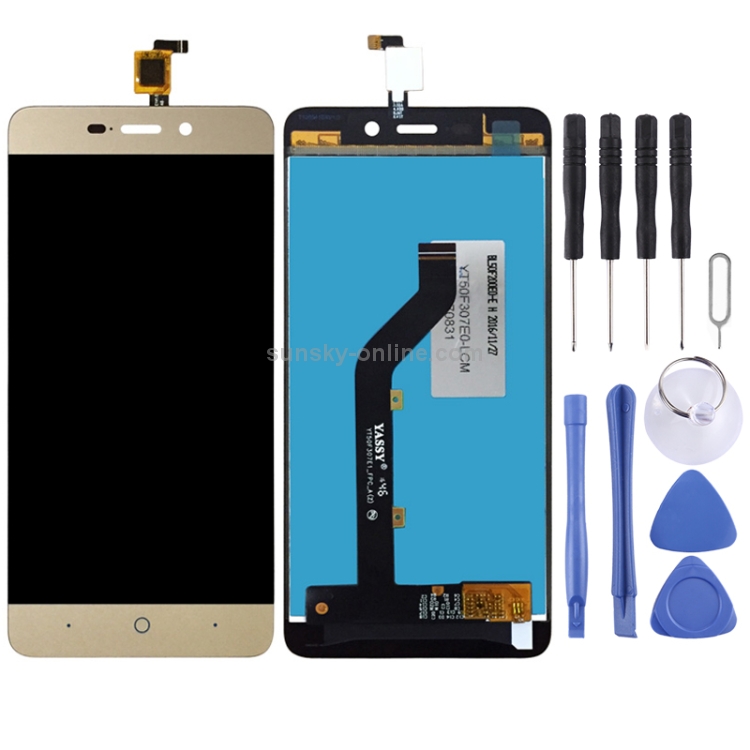 หน้าจอ LCD OEM สำหรับ ZTE BLADE X3 A452 T620 พร้อม Digitizer Full ...