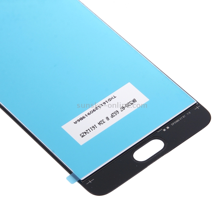 หน้าจอ TFT LCD สำหรับ Meizu M5 / Meilan 5 พร้อมชุดประกอบ Digitizer (สีดำ)