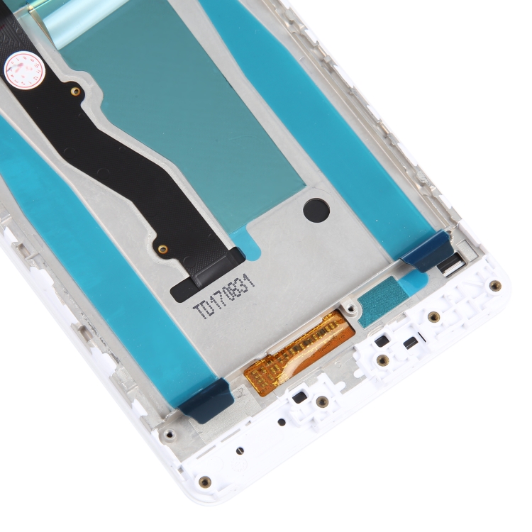 หน้าจอ LCD OEM สำหรับ Lenovo K8 Note XT1902-3 Digitizer Full Assembly พร้อมกรอบ (สีขาว)
