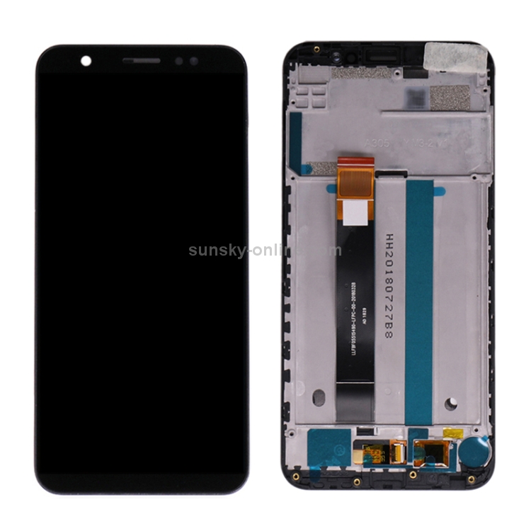 Asus ZenFone Live(L1) ZA550KL X00RD 디지타이저 전체 어셈블리(프레임 포함)용 OEM LCD 화면(검정)