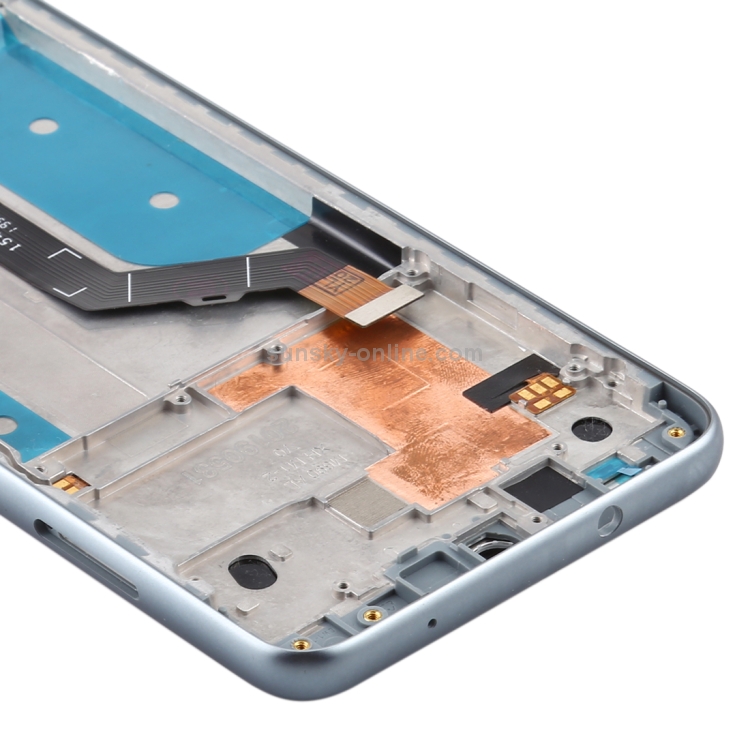 Nokia 6.2 TA-1198 TA-1200 TA-1187 TA-1201 (실버) 용 프레임이있는 LCD 화면 및 디지타이저 ...