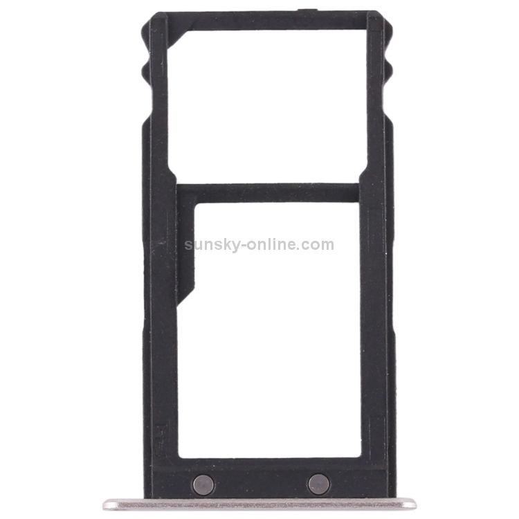 SIM Card Tray + SIM Card Tray / Micro SD Card for Huawei G8 (Silver)