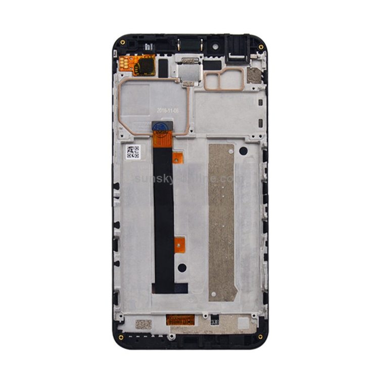 Asus Zenfone 3 Max ZC553KL/X00D 디지타이저 전체 어셈블리(프레임 포함)용 OEM LCD 화면(검정)
