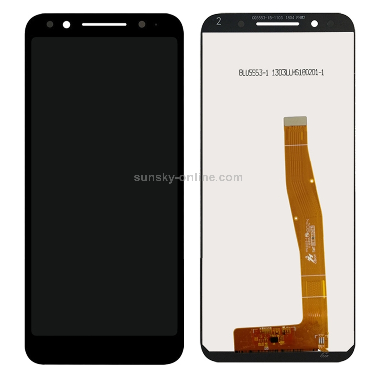 หน้าจอ LCD OEM สำหรับ Alcatel 3 / 5052 / 5052D / 5052Y พร้อมชุดประกอบ Digitizer (สีดำ)
