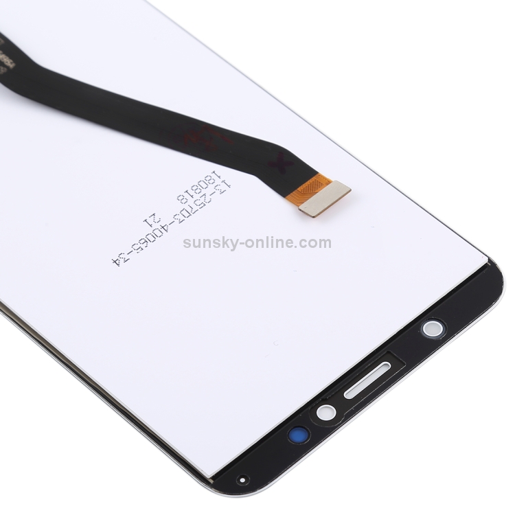 Huawei Honor 7A (흰색) 용 LCD 화면 및 디지타이저 전체 어셈블리