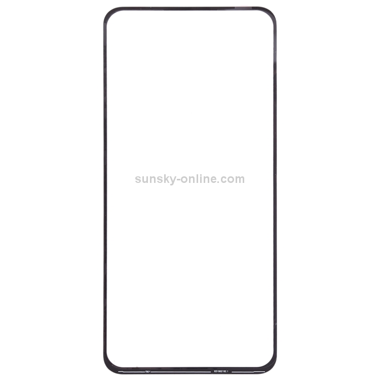 สำหรับ Vivo X27 Pro หน้าจอกระจกด้านนอกเลนส์ (สีดำ)