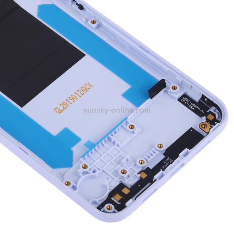 Google Pixel 3a (밝은 보라색) 용 카메라 렌즈 및 측면 키가 포함 된 배터리 뒷면 덮개